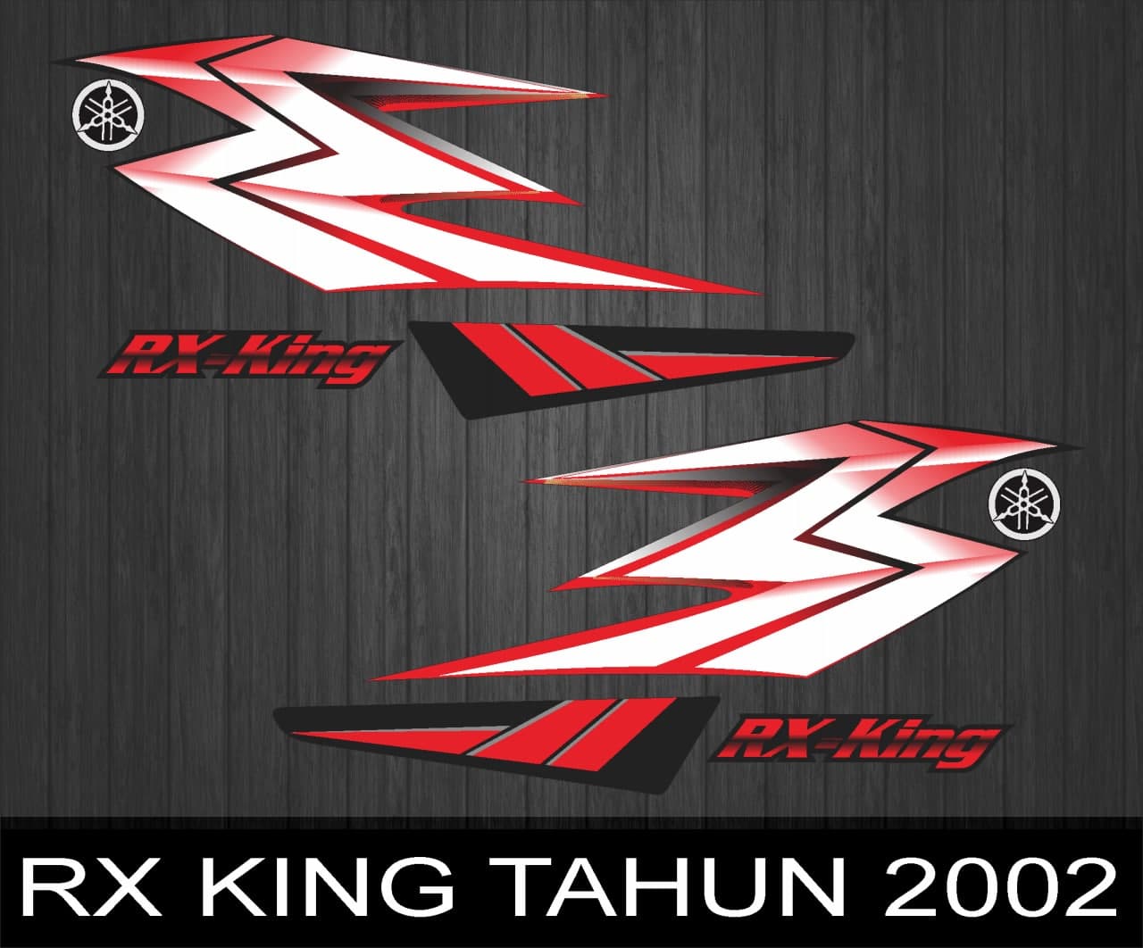STIKER STRIPING DECAL RX KING TH 2002 VARIASI | Lazada Indonesia