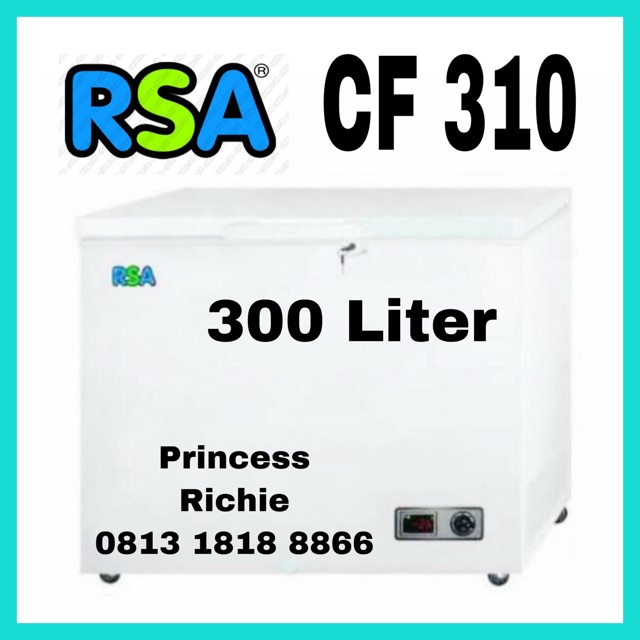Chest freezer RSA CF 310 kapasitas 310 Liter | Lazada Indonesia