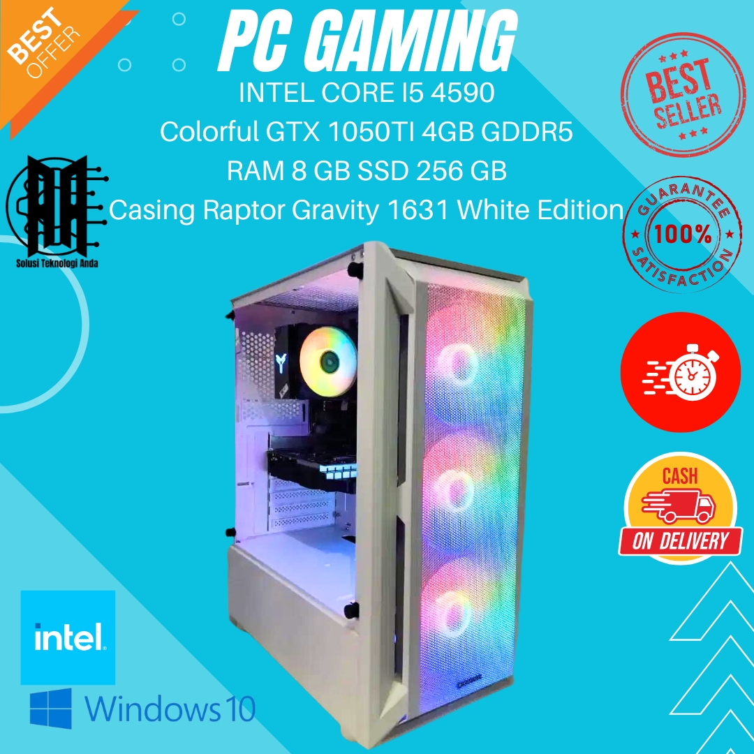 PC Gaming Intel Core i5 4590 GTX 1050ti 4GB GDDR5 128bit | Lazada Indonesia