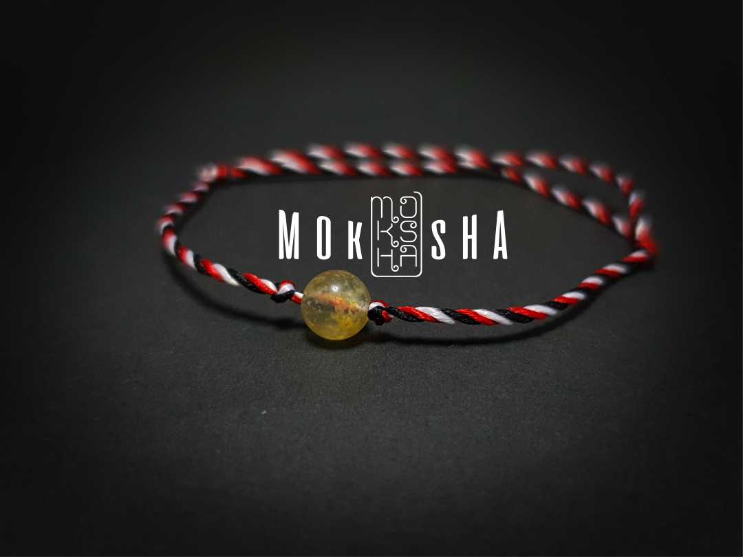 Gelang Tridatu Aura Dengan Batu Rambut Sendana Khas Bali | Lazada Indonesia