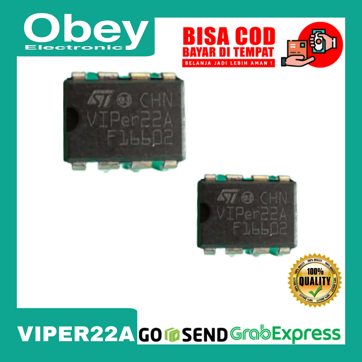 IC Viper22A Viper 22A Low power OFF-line SMPS primary switcher | Lazada ...