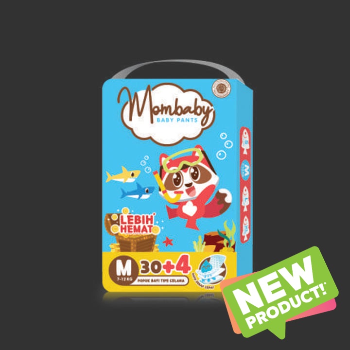 POPOK BAYI \ POPOK PANTS \ PAMPERS MOMBABY JUMBO \ POPOK SEKALI PAKAI ...