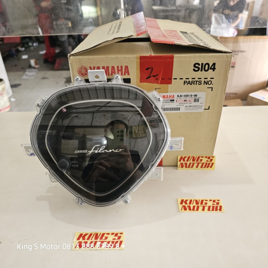 SPEEDOMETER SPIDOMETER KILOMETER GRAND FILANO BJM H3510 ASLI YAMAHA ...