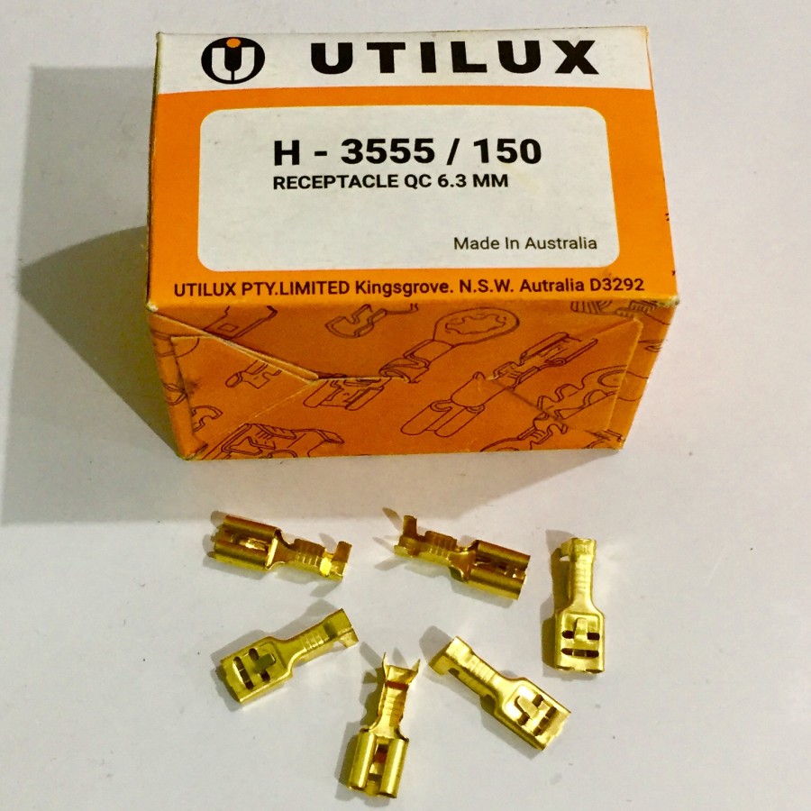 HARGA PER BOX KONEKTOR CEWEK / FEMALE TERMINAL SKUN UTILUX H3555 ...