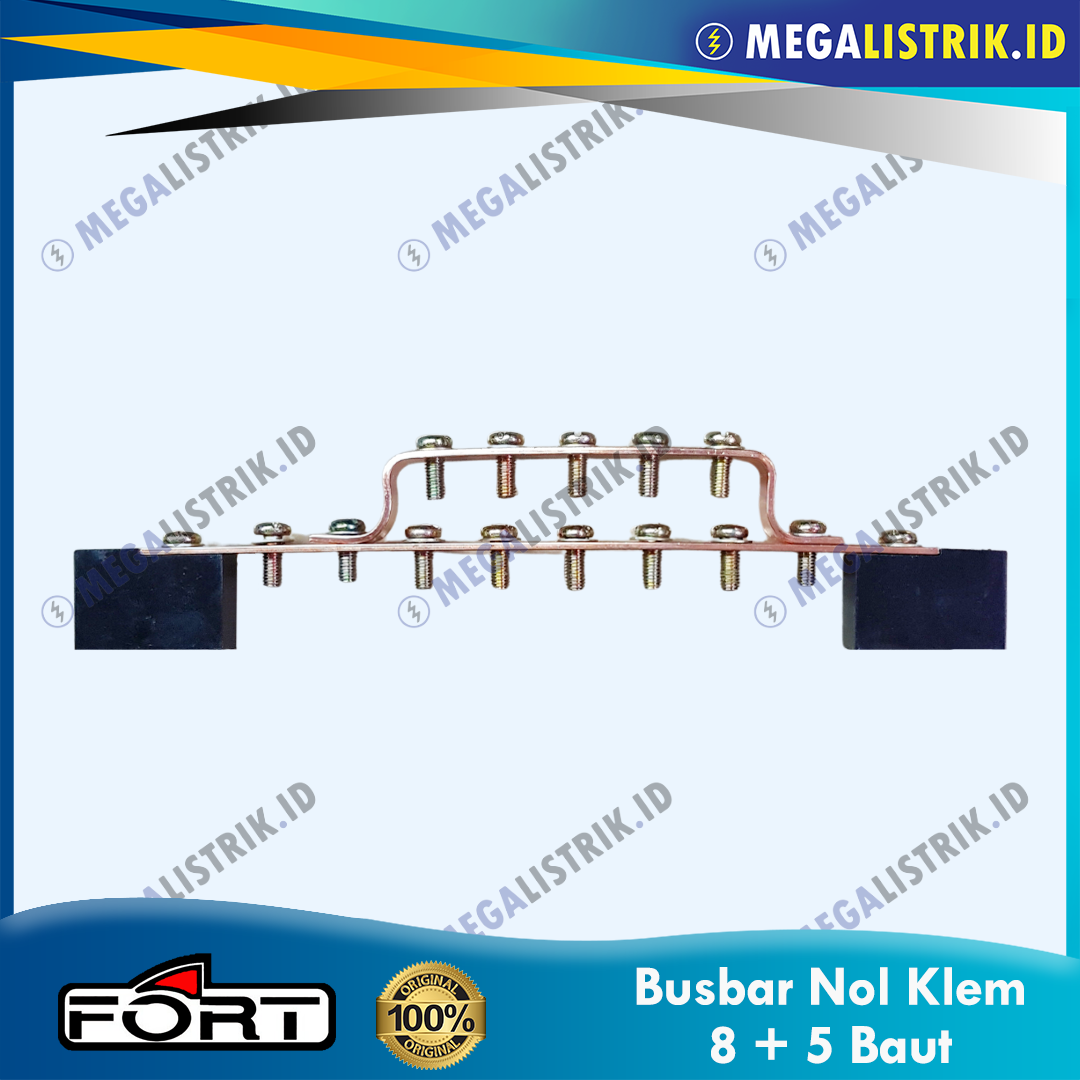 FORT BUSBAR SUPPORT NOL KLEM + ARDE GROUNDING 8+5 BAUT FT-850 | Lazada ...