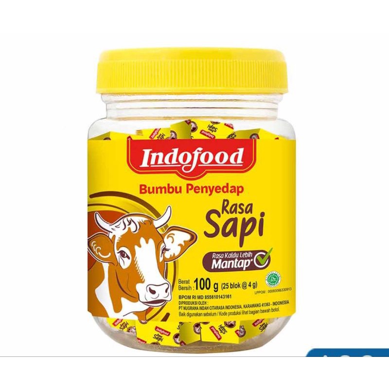 Indofood Kaldu Blok Penyedap Rasa Sapi / Ayam 1 Tube isi 25 pc bumbu ... Indofood Kaldu Blok Penyedap Rasa Sapi / Ayam 1 Tube isi 25 pc bumbu ...