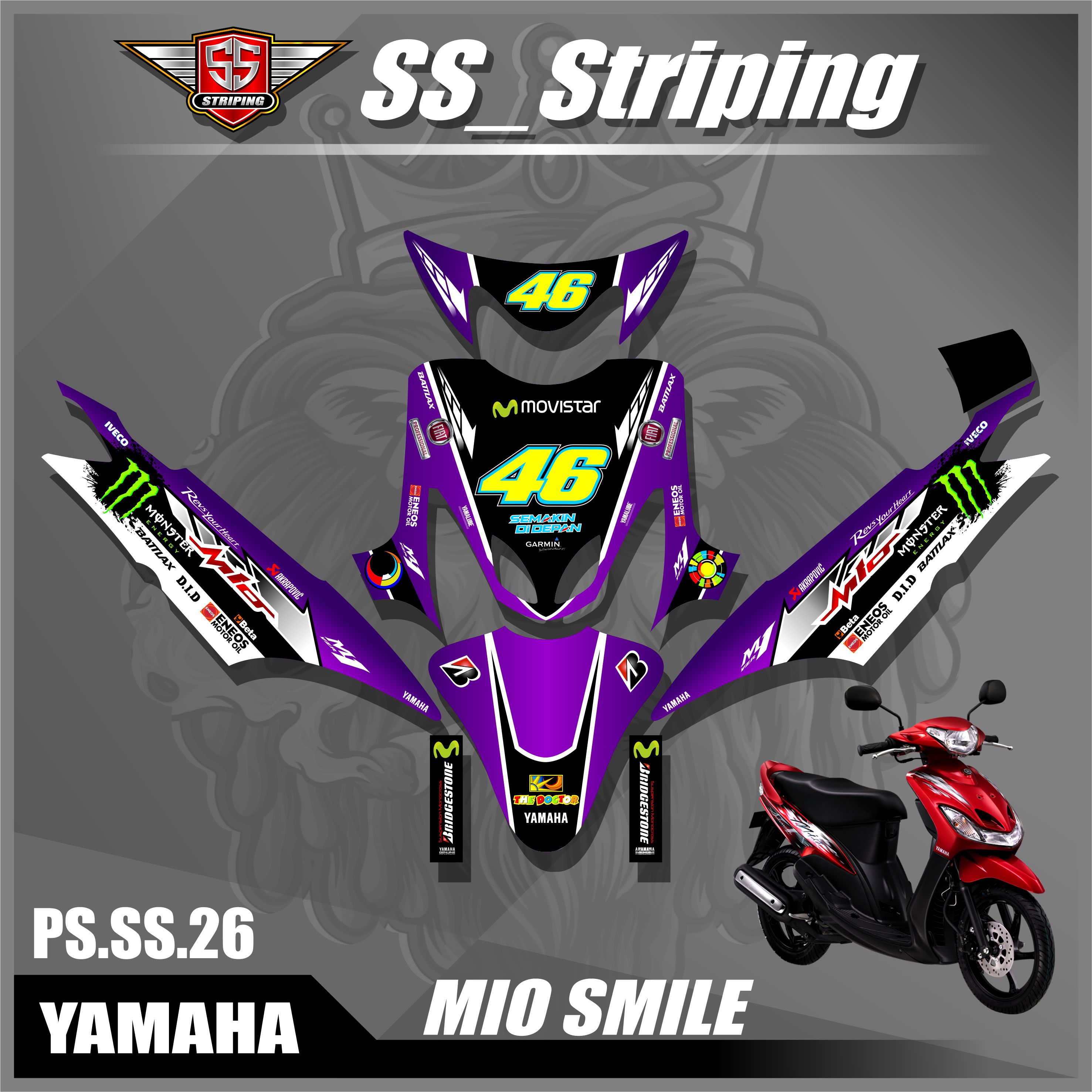 Decal Sticker Full Body Mio Smile - Stiker Full Body Mio Smile. PS.SS ...