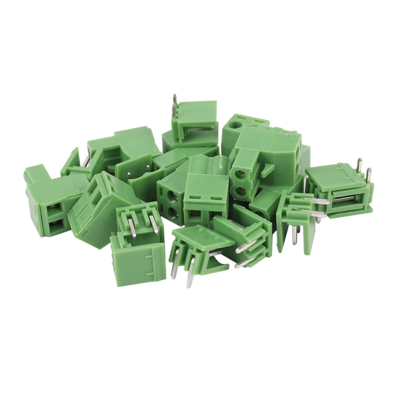 10 pcs 5.08mm Pitch 2Pin Plug-in Screw PCB Terminal Block Connector Right Angle - FDAYY MALL ...