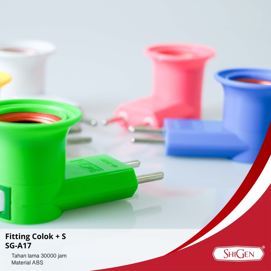 SINTE (SHIGEN) Fitting Colok + SAKLAR ON OFF Fiting Lampu Kamar Tidur ...