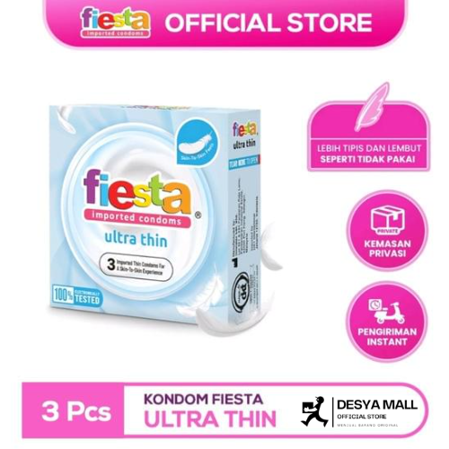 Kondom Fiesta Berbagai Rasa / condom / fiesta isi 3 pcs | Lazada Indonesia