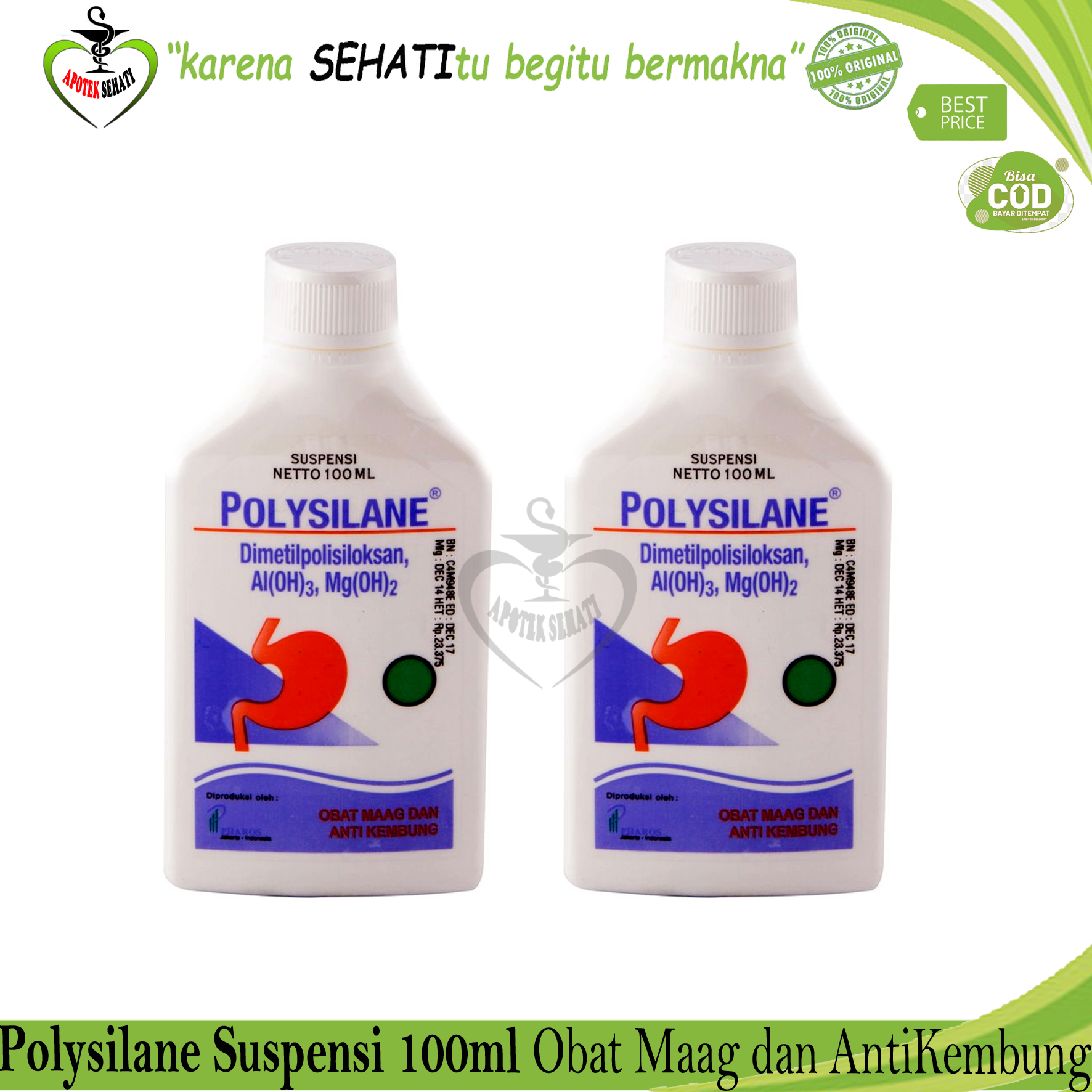 Polysilane Tablet Cair Obat Mengatasi Asam Lambung Maag | Lazada Indonesia