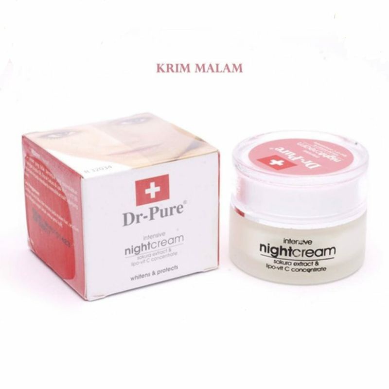 DR PURE Day Cream Night Cream / Krim Siang Krim Malam | Lazada Indonesia