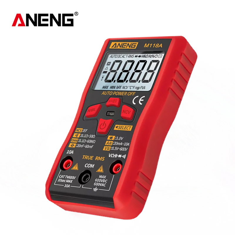 Multimeter Digital Smart Tester Mini M118A dengan NCV Penahan Data ...