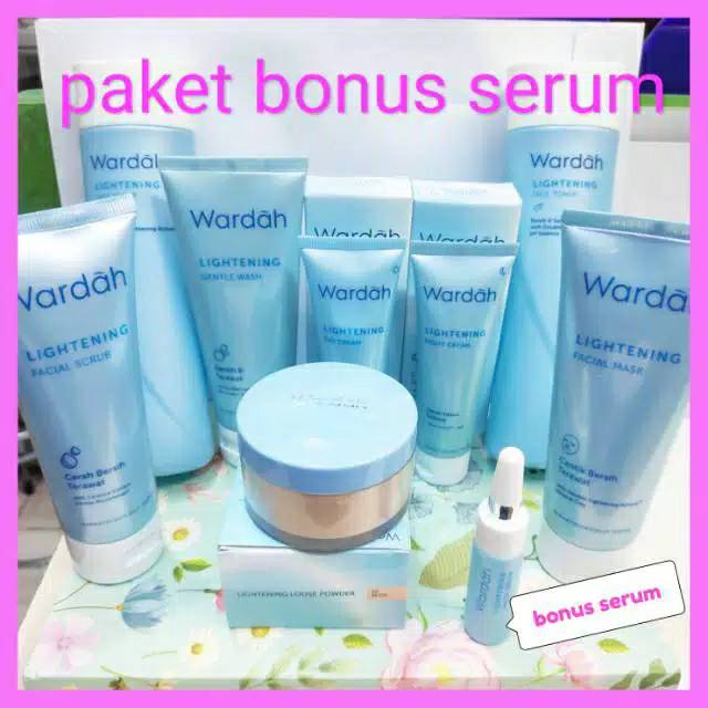 Wardah Lightening Series Perawatan wajah / Paket wardah skincare ...