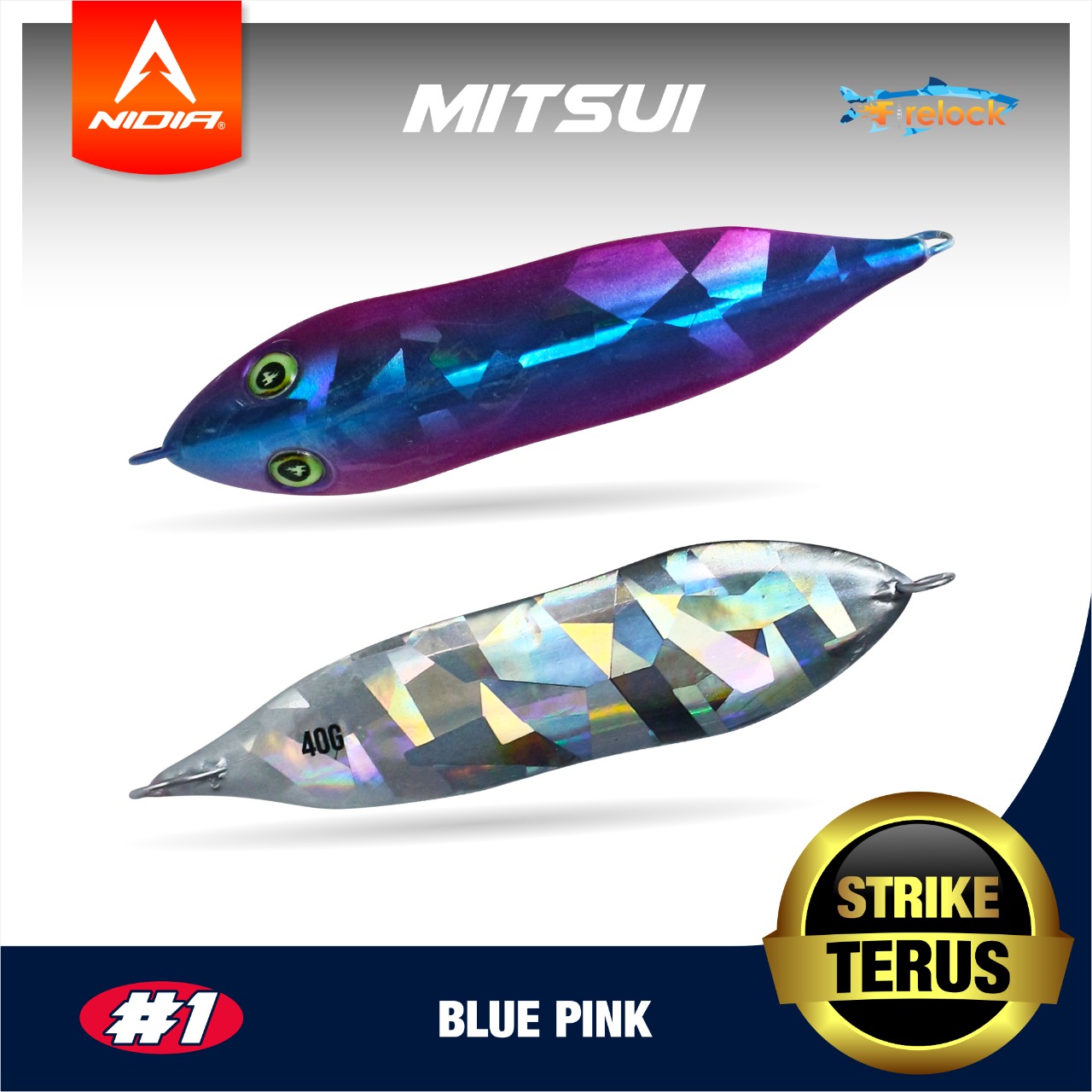 Metal Jig u/ Micro Jigging 10Gr - 15Gr - 20Gr -Micro Jig MITSUI ...