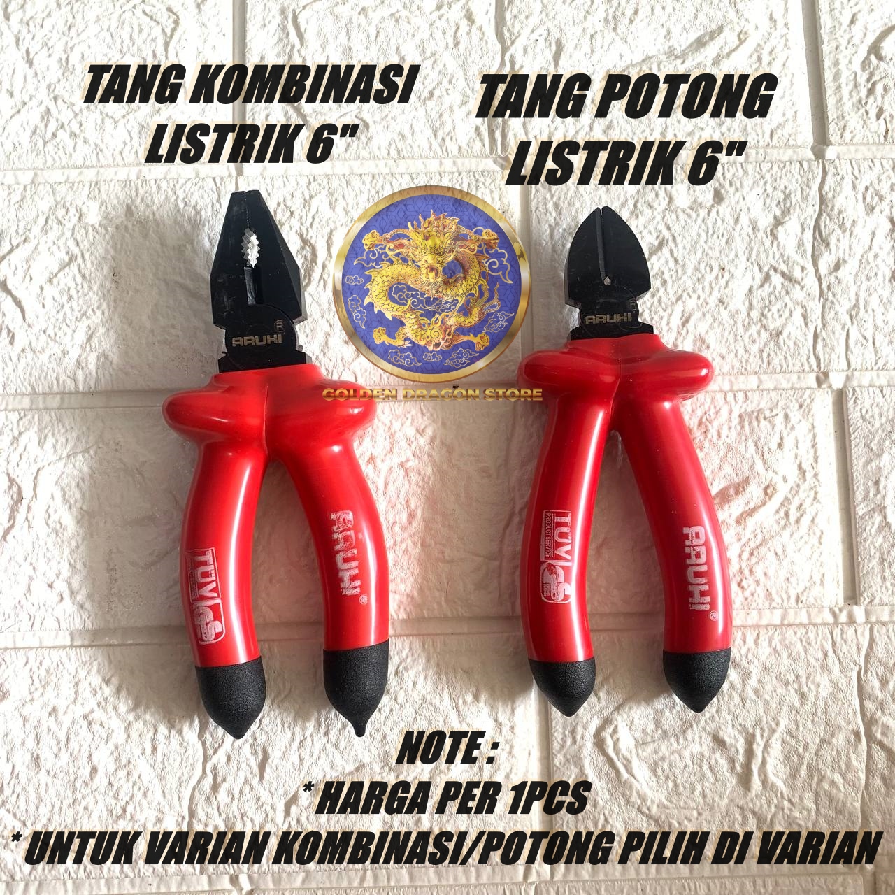 Tang Potong Listrik 6 Inch / Tang Listrik Kombinasi 6 Inch 1000V ...