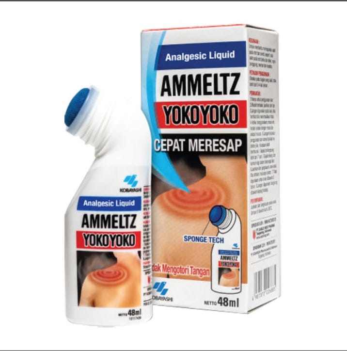 Ammeltz Yoko Yoko Analgesic Liquid Obat [48 mL] | Lazada Indonesia