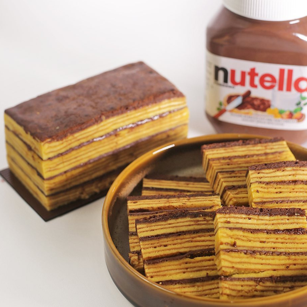 Lapis Legit Nutella Premium Surabaya 7,5x15 cm Wisman Spikoe dengan ...