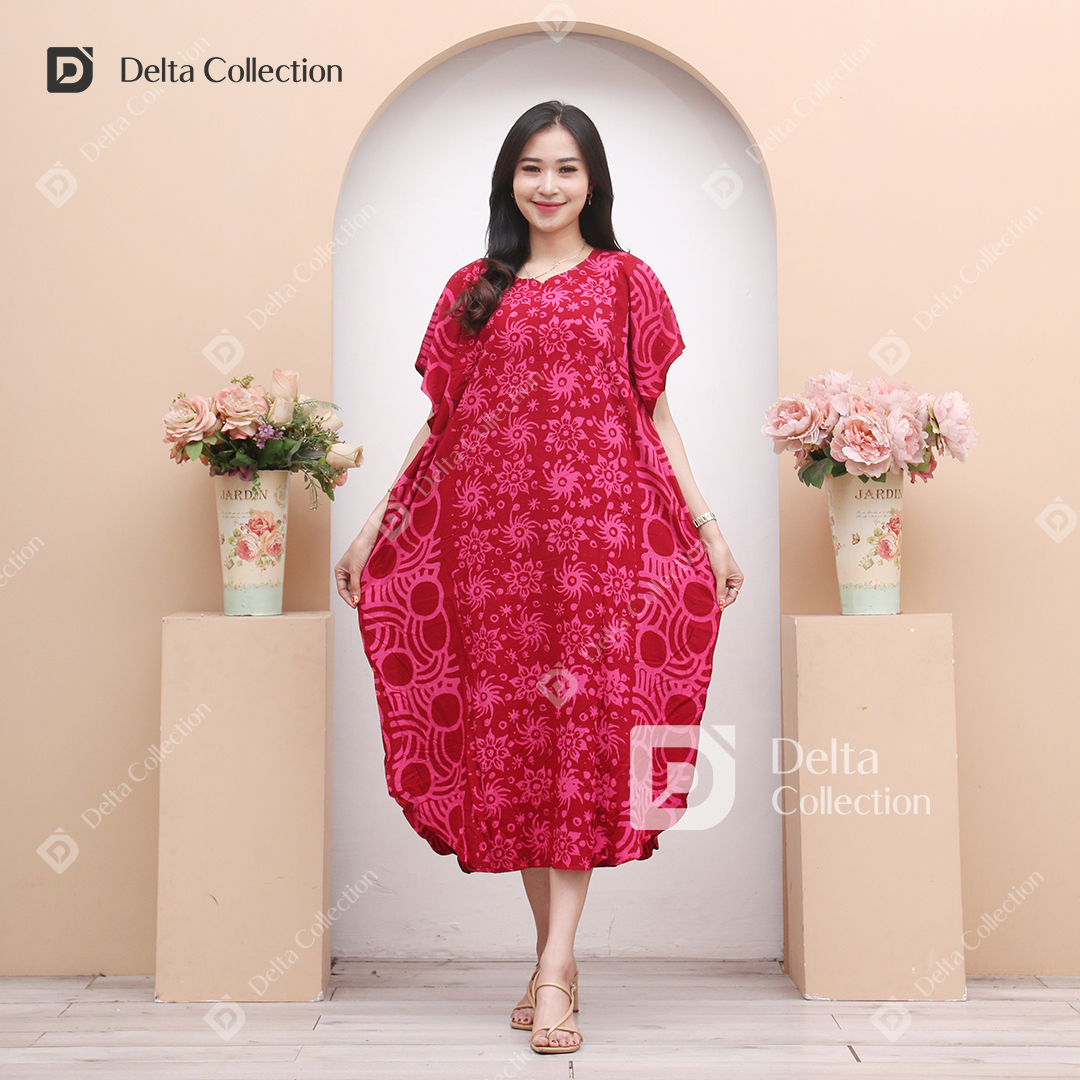 Daster Lowo Batik Motif Permen | Rayon Premium Tebal Adem | Dress ...