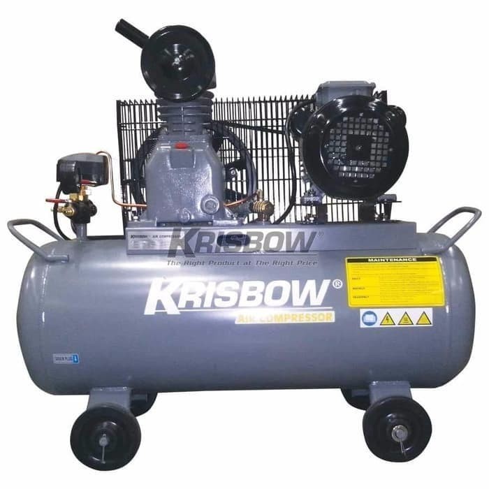 KOMPRESOR ANGIN KRISBOW/COMPRESSOR 3/4HP 30L 8BAR 220V 1PH | Lazada ...