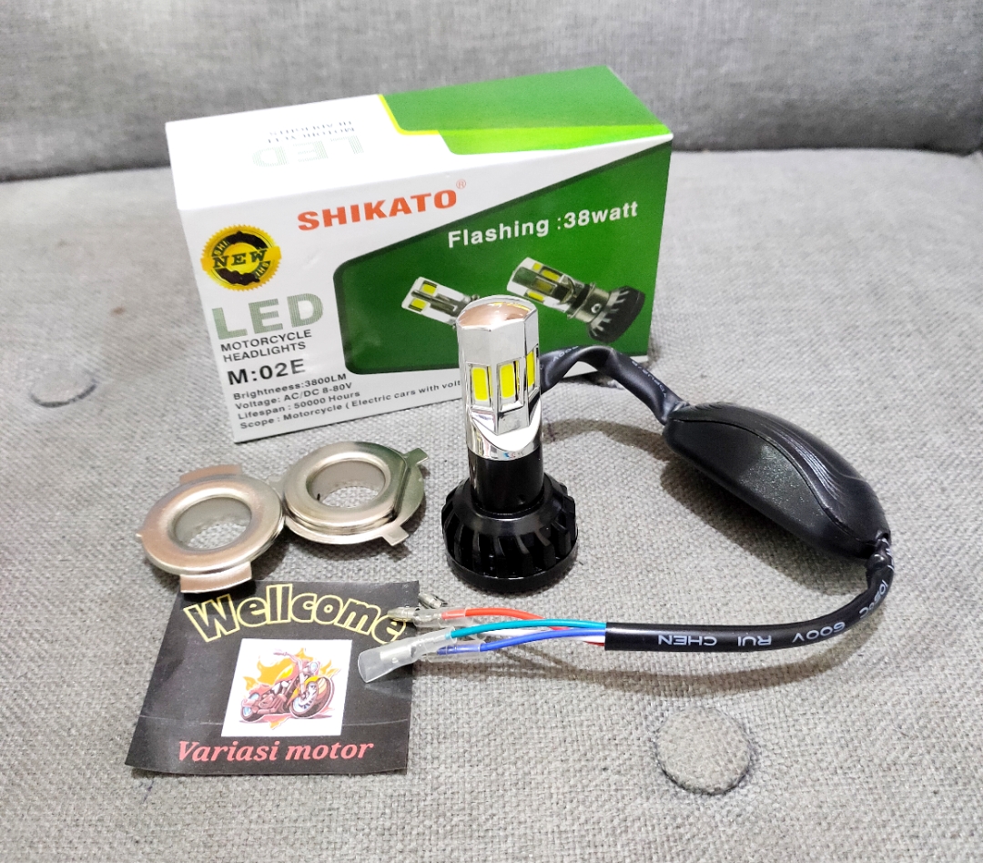 Lampu LED Motor 6 sisi AC DC H6 35W RTD 6 Mata - PUTIH | Lazada Indonesia