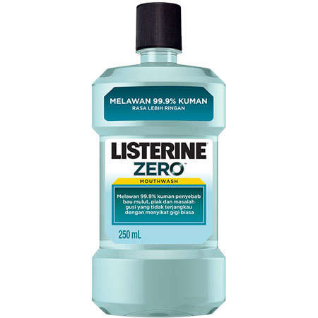 Listerin listerine Zero Jero Kumur Obat untuk mengurangi kuman pada ...