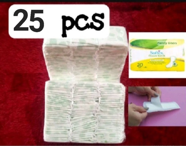 Pantyliner Softex 25 Pcs Daun Sirih dan Natural Cool Kemasan Ulang ...