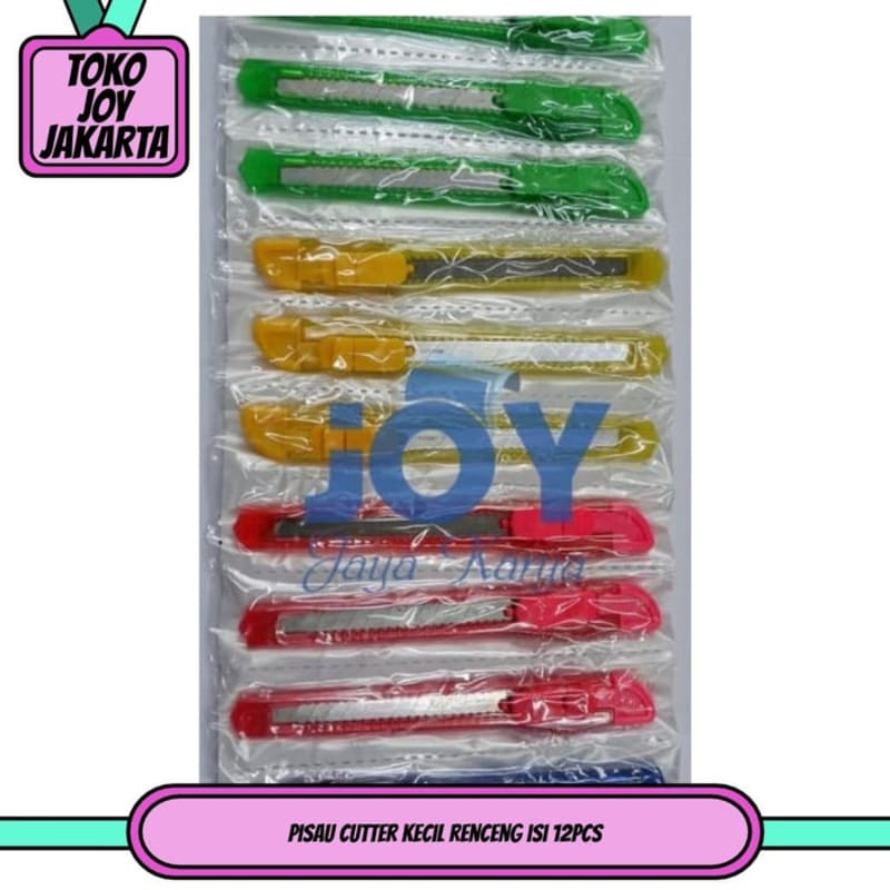 COD Pisau Cutter Kecil renceng isi 12pcs | Lazada Indonesia
