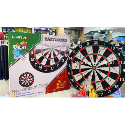 PAPAN PERMAINAN LEMPAR TARGET PANAH BUSUR DART BOARD GAME MAINAN ANAK ...