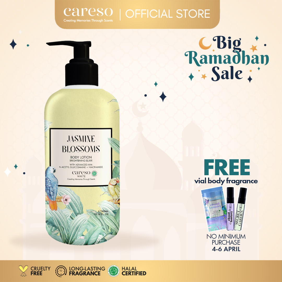 CARESO - Body Lotion - Jasmine Blossom 300ML | Lazada Indonesia