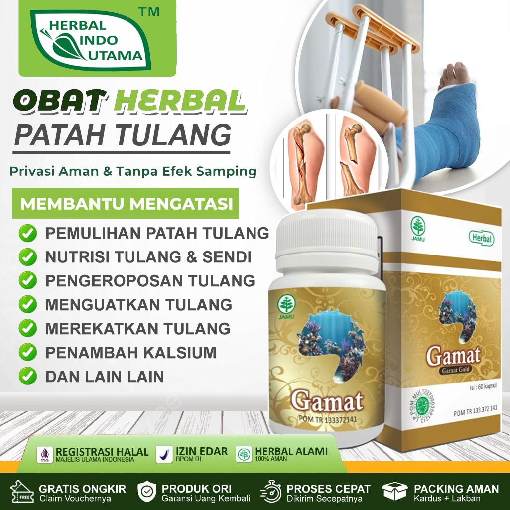 Obat Patah Tulang Paling Ampuh Tulang Retak Remuk Vitamin Pemulihan ...