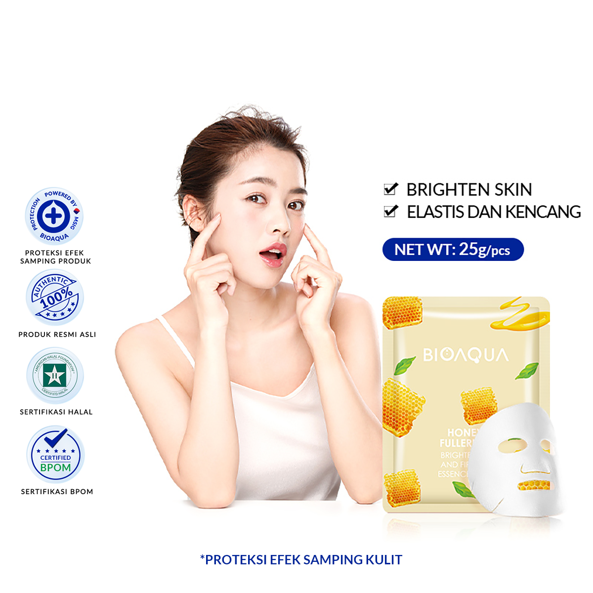 BIOAQUA SKINCARE Masker Sheet Mask Vegetables and Fruits Series Natural ...