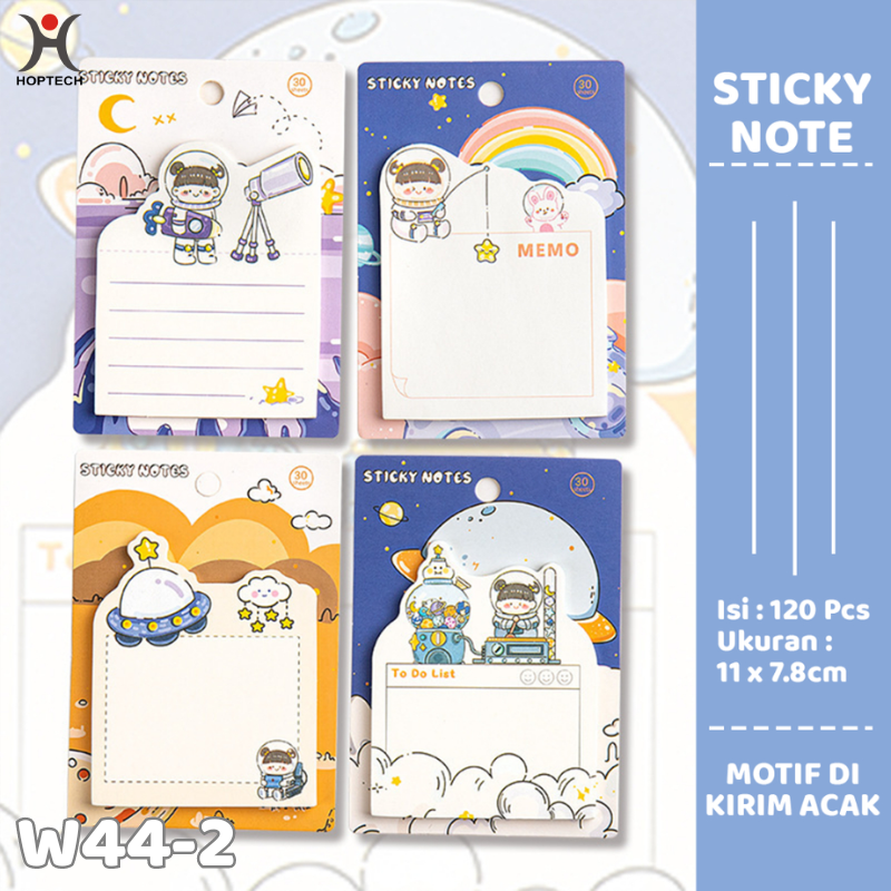 Aimilo Sticky Notes Memo Catatan Tempel Gambar Bentuk Karakter Kartun ...