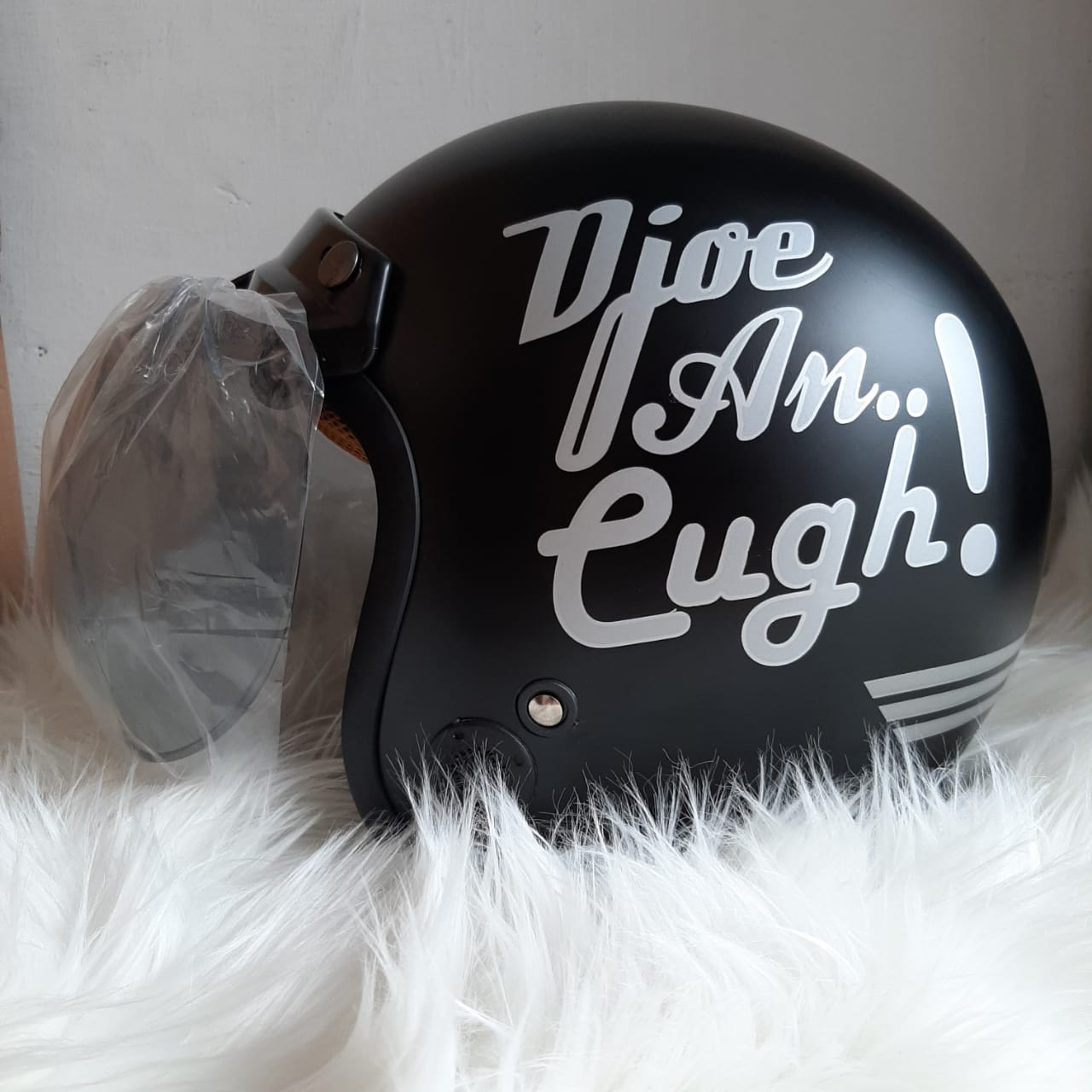 HELM BOGO KILAT HELM MOTIF HELM KULIT FULL LEHER HELM HELM BOGO ...