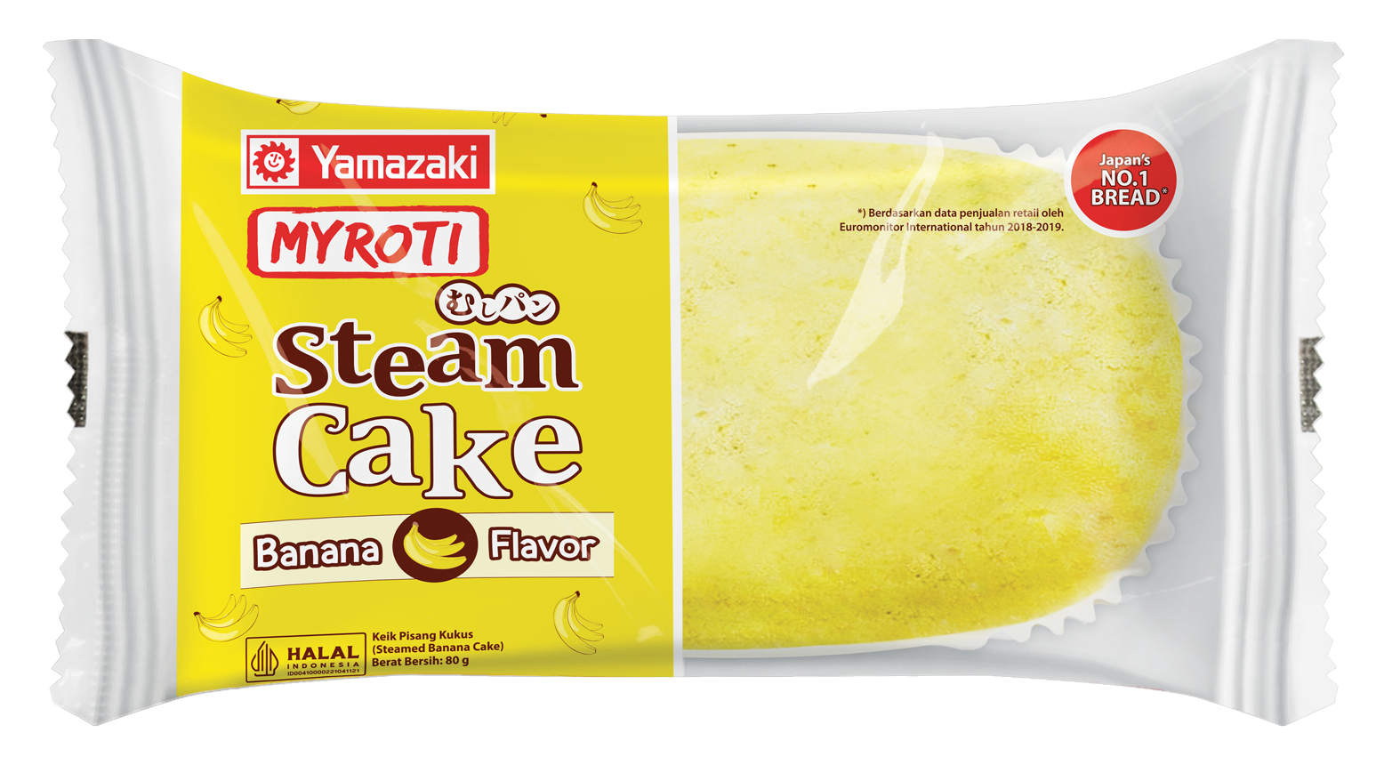 Myroti Roti Kukus Rasa Pisang Yamazaki Banana Steam cake | Lazada Indonesia
