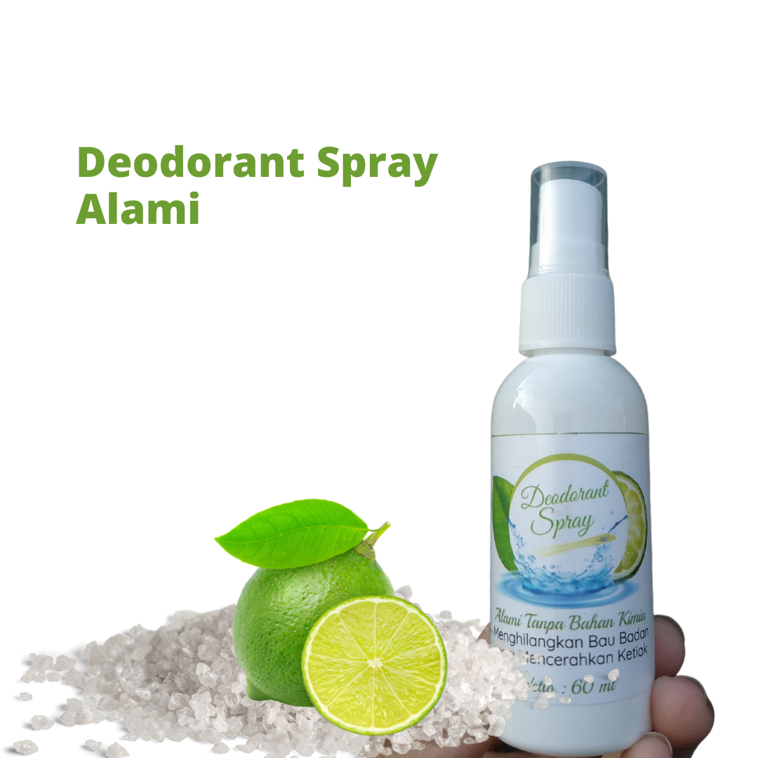 Deo Spray Alami 60 ml - Deodorant Spray Natural Penghilang Bau Badan ...