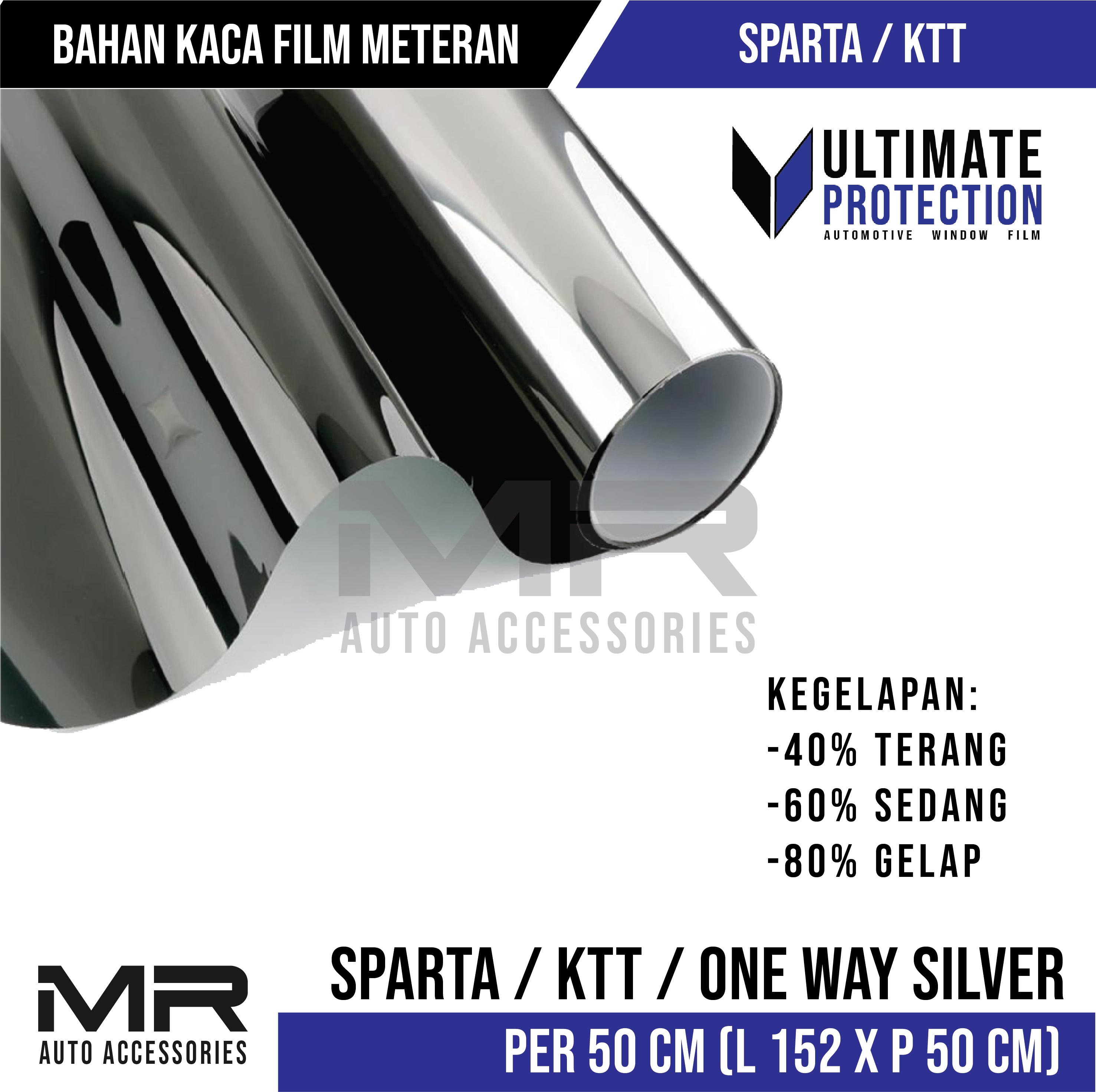 Kaca Film Sparta / KTT / One Way Silver untuk Mobil, Rumah dan Gedung ...