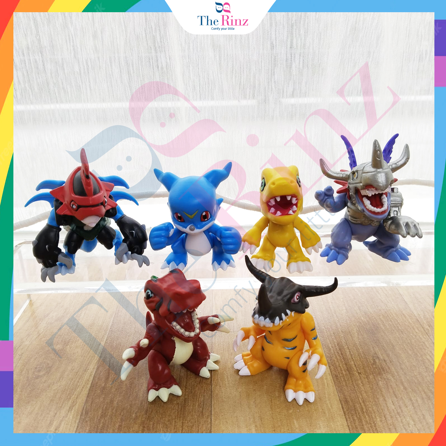 mainan figure digimon monster agumon metal greymon veemon paildramon ...