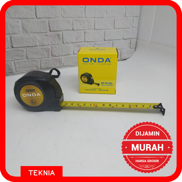 METERAN OTOMATIS ONDA 5M | Lazada Indonesia