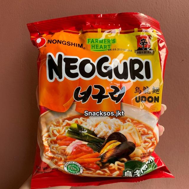 Nongshim Mie Instan Korea Neoguri Udon / Neoguri Ramyun HALAL | Lazada ...