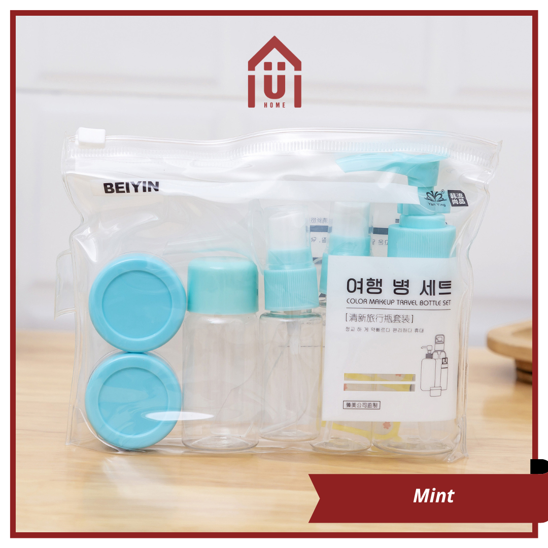 BOTOL MINI SET 6 IN 1 TRAVELLING / WADAH BOTOL ISI ULANG / BOTOL SPRAY ...
