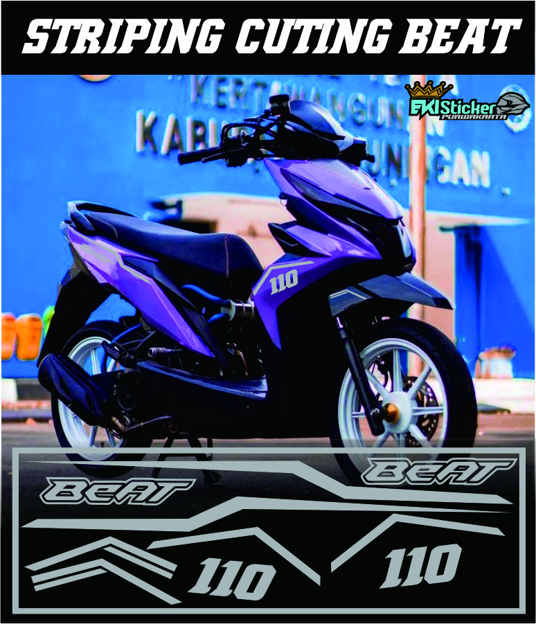 CUTTING STICKER BEAT CUTING STICKER MOTIF TRANSPARAN BEAT NEW VAREASI ...