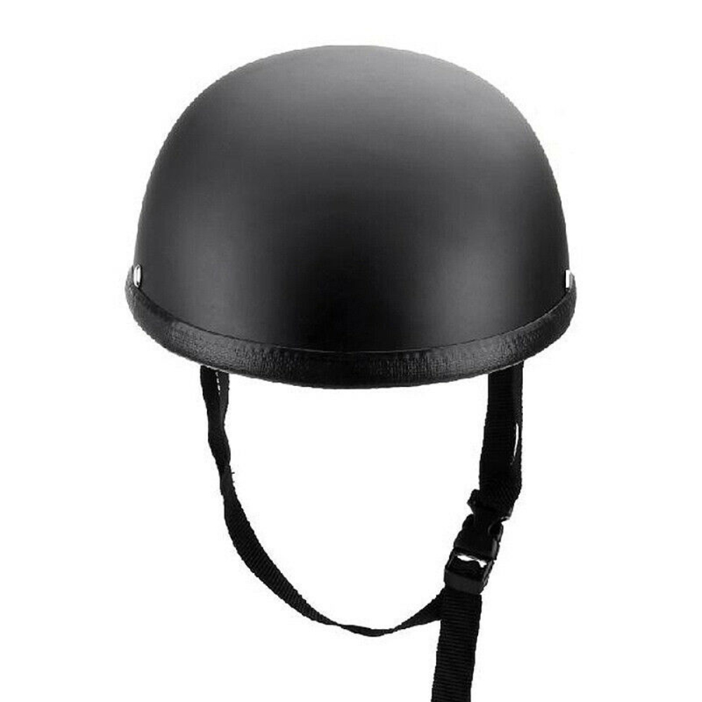 Skull Cap Motorcycle Half Helmet Vintage Half Face Helmet Retro German ...