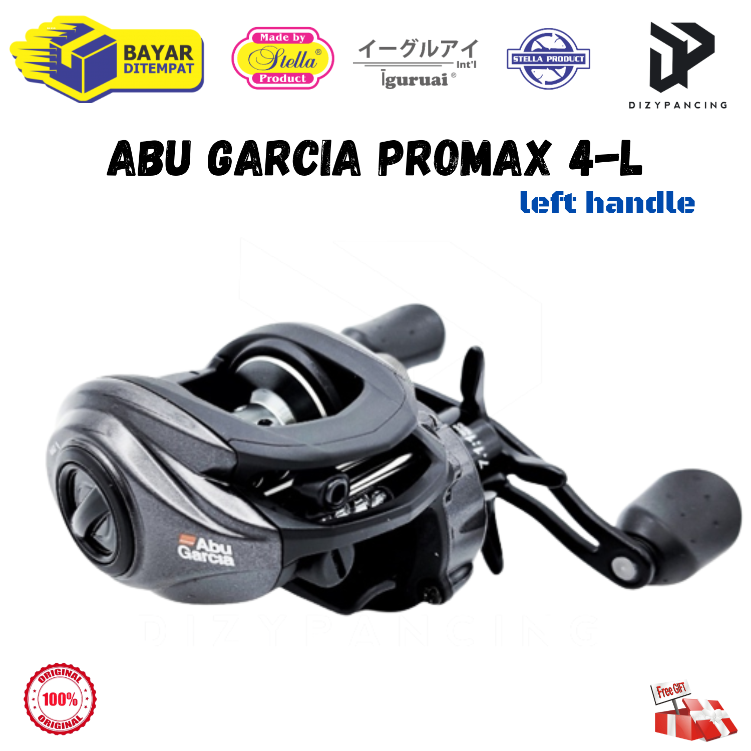 Reel Pancing ABU GARCIA promax 4-l Left Handle | Lazada Indonesia