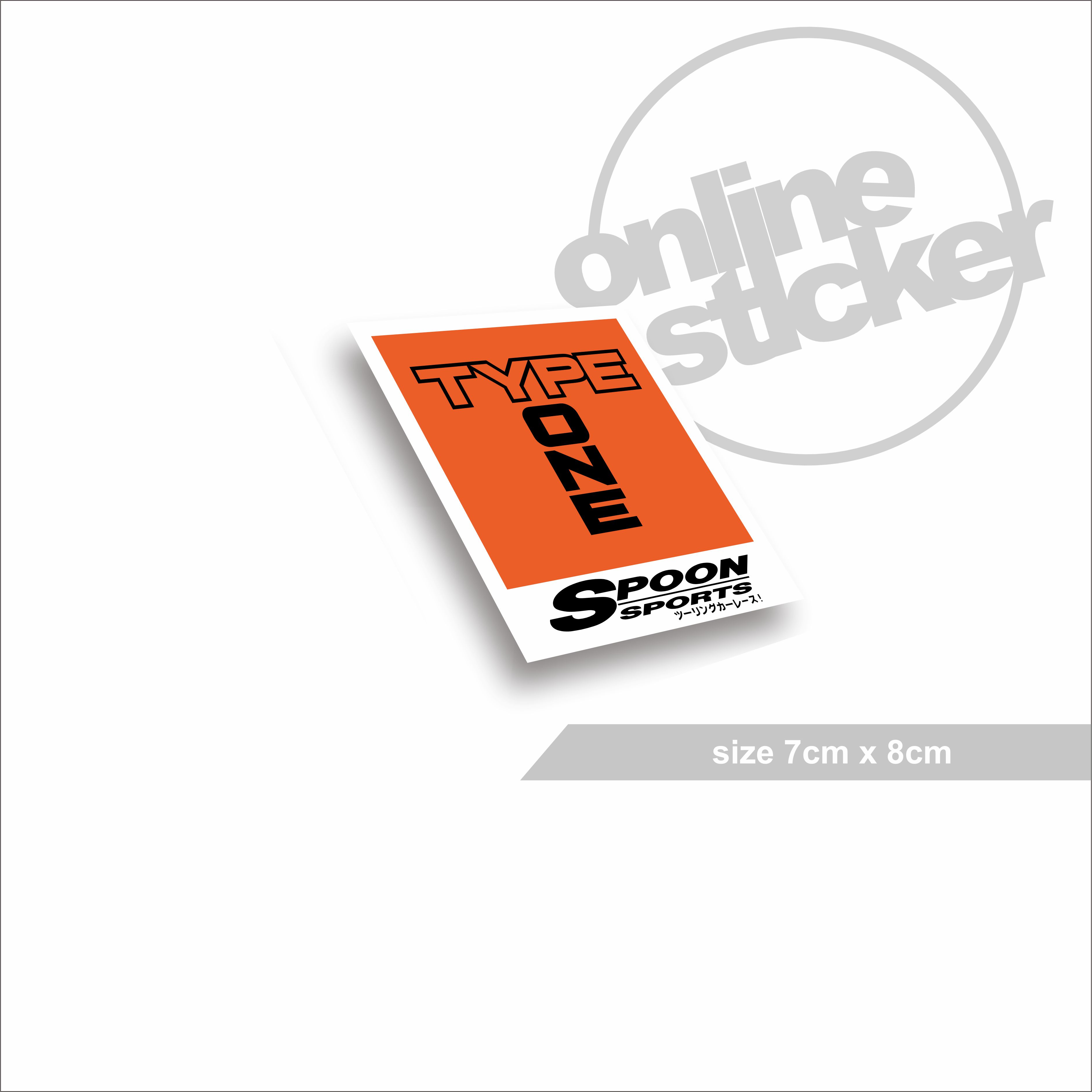 sticker Type One | ori printing UV dop kasar | Lazada Indonesia