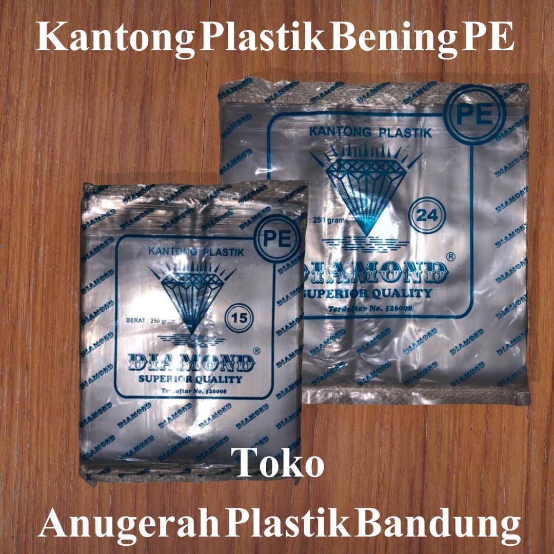 Kantong Plastik Bening PE diamond Ukuran 15 Dan 24 | Lazada Indonesia