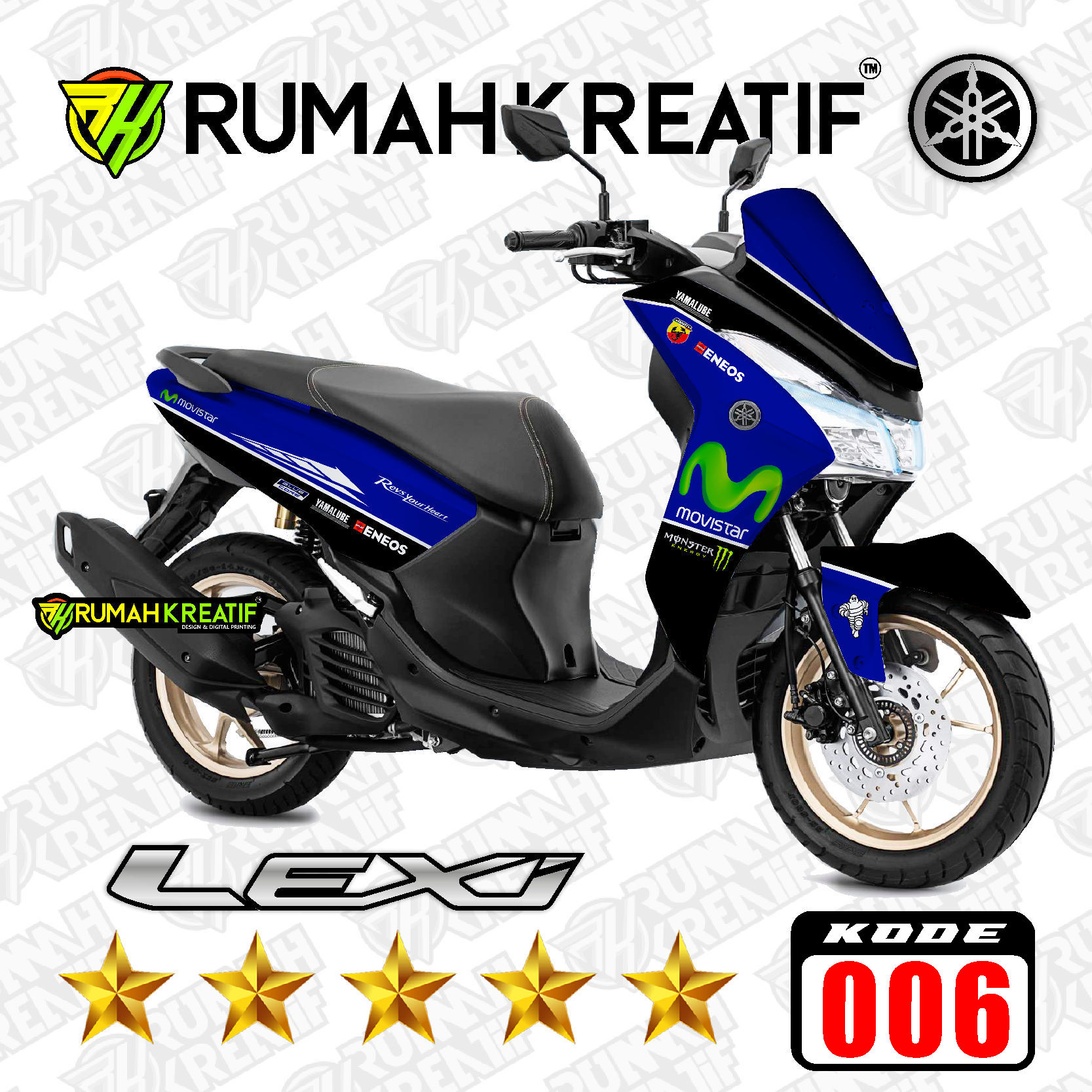 STRIPING LEXI FULLBODY Decal Lexi Full Body Baru | Lazada Indonesia