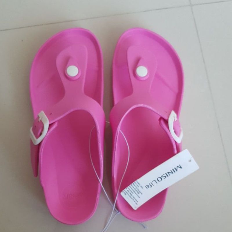 Miniso Slipper Rubber / Sandal Jepit Karet | Lazada Indonesia