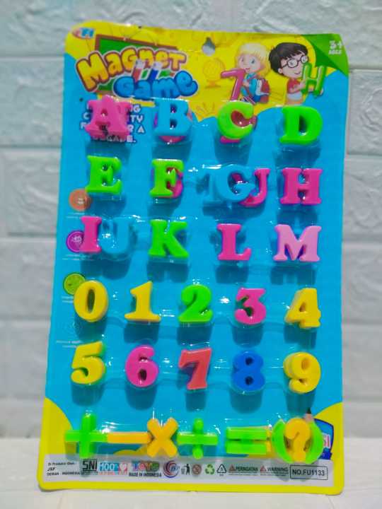 Mainan Edukasi Belajar Huruf Alphabet MAGNET - Belajar Alphabet Belajar ...