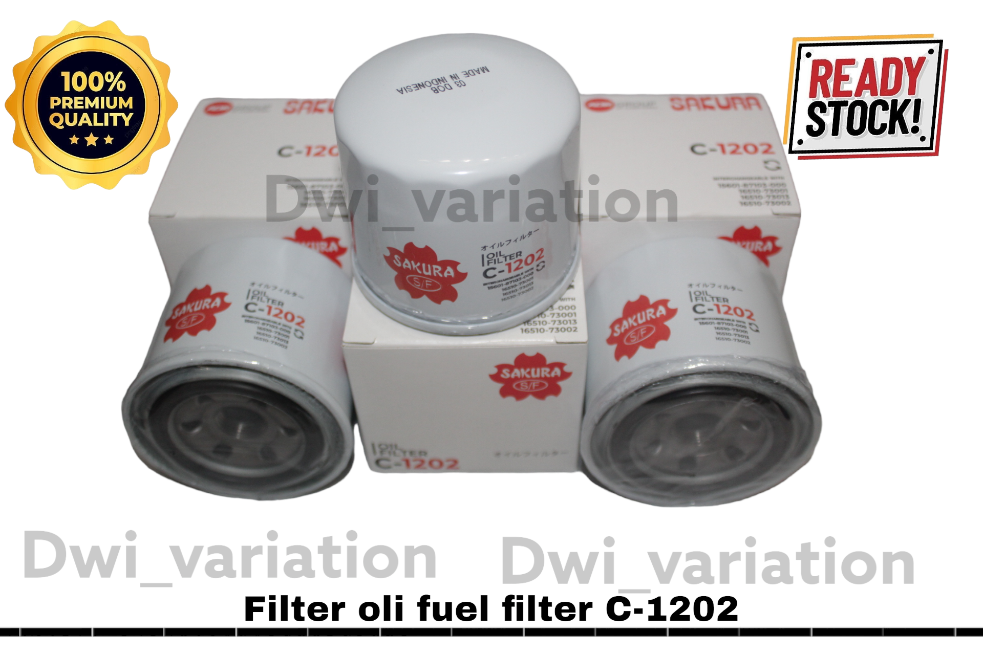 FILTER OLI FUEL FILTER DAIHATSU ESPASS / ZEBRA ORIGINAL PRODUK C-1202 ...